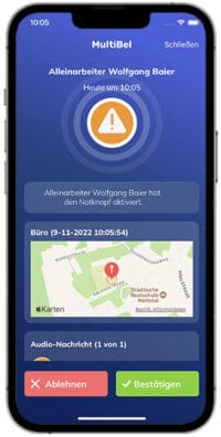 Alarmknopf – Notfallknopf mit Alarmierungssystem - MultiBel